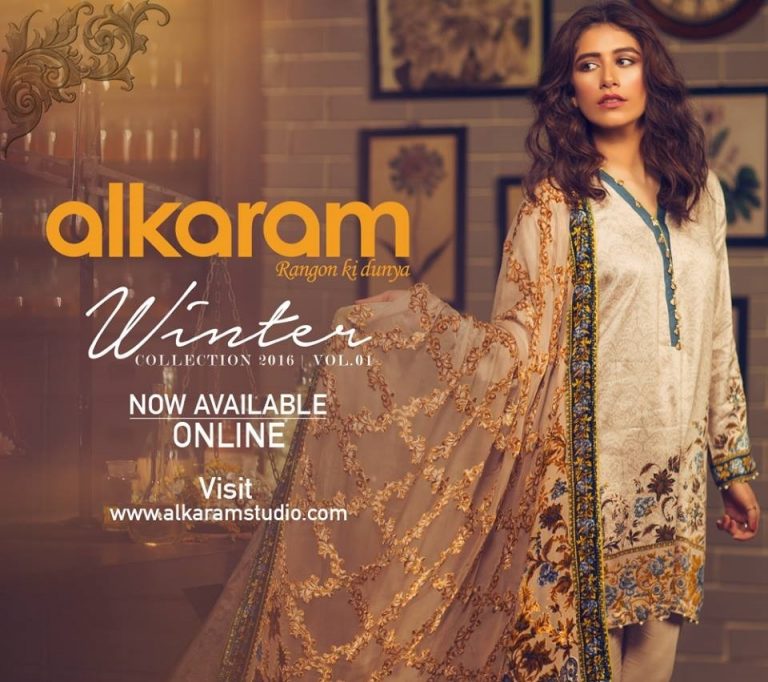 Alkaram Winter Collection 2017-2018 Stunning Winter Outfits