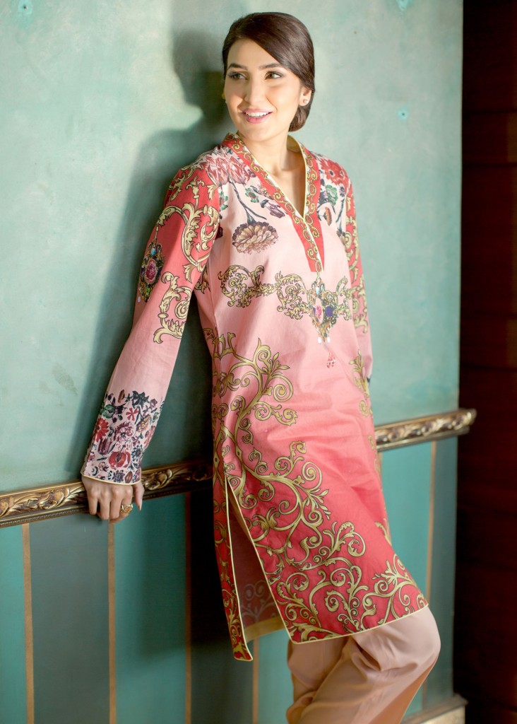 Deepak Perwani Spring Summer Collection 2015 D Philosophy Digital Prints