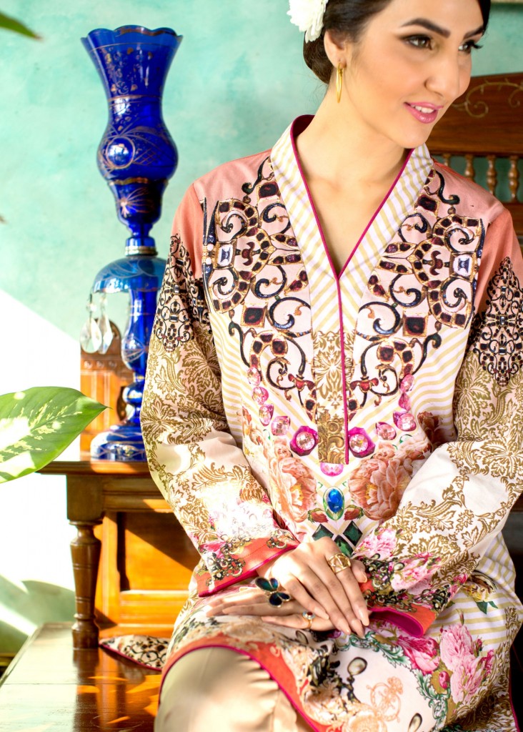 Deepak Perwani Spring Summer Collection 2015 D Philosophy Digital Prints