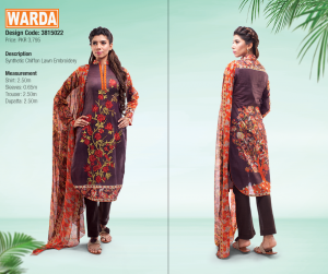 Warda Designer Summer Spring Collection 2015-2016 Catalog with Prices