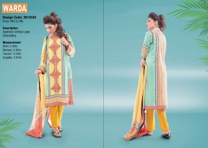 Warda Designer Summer Spring Collection 2015-2016 Catalog with Prices