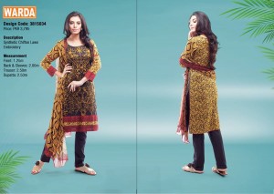 Warda Designer Summer Spring Collection 2015-2016 Catalog with Prices