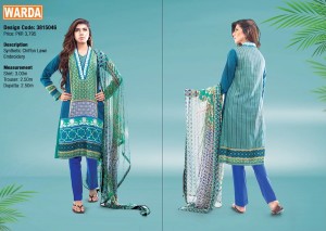 Warda Designer Summer Spring Collection 2015-2016 Catalog with Prices