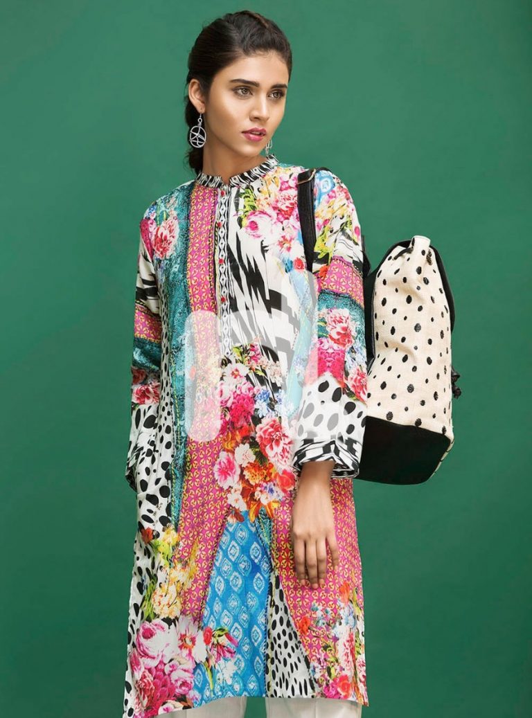 Nishat Lawn 2018 Designs Summer Catalog by Nisha
