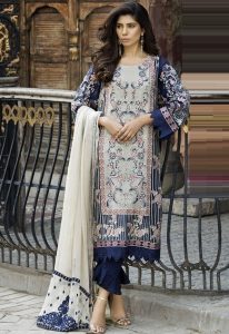 Motifz Eid Collection 2018 with Embroidered Crinkle Chiffon Dresses